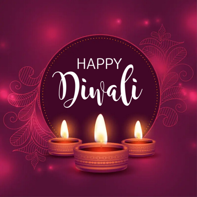 Diwali Instagram Post Template | PosterMyWall