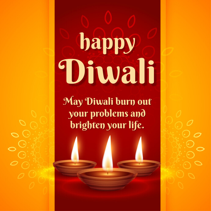 Diwali Instagram Post Template | PosterMyWall