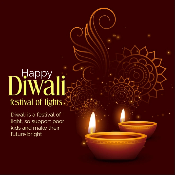Diwali is a festival of light | Happy diwali Template | PosterMyWall