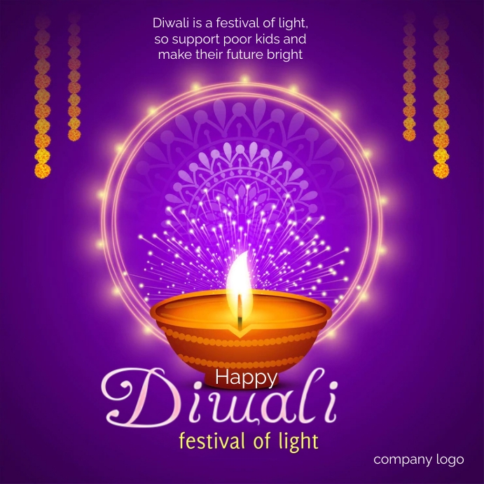 Copy of Diwali is a festival of light | PosterMyWall