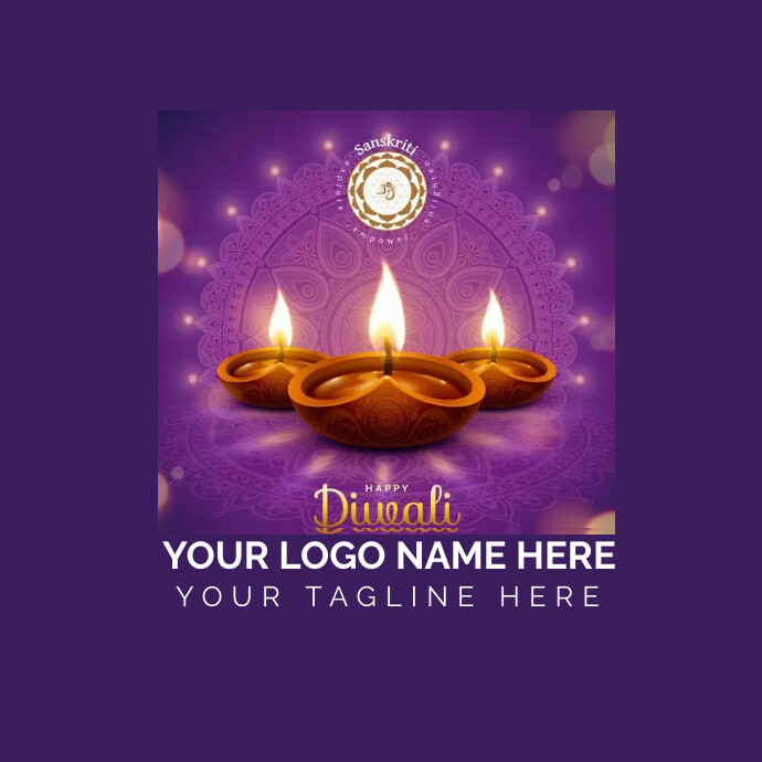 diwali logo Template | PosterMyWall
