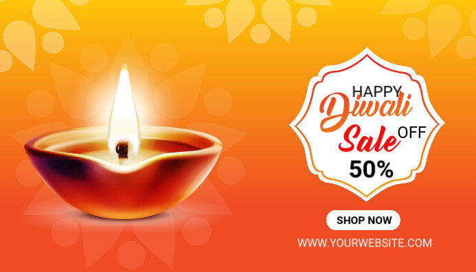 diwali offer Blog Header Templat | PosterMyWall