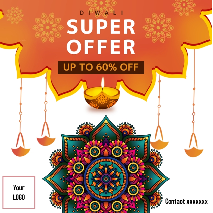 diwali offer Template | PosterMyWall