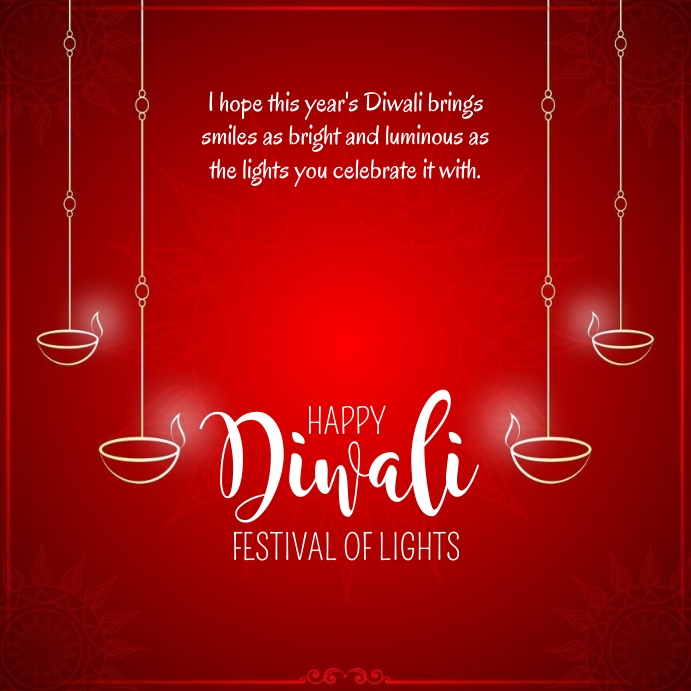 diwali online post Template | PosterMyWall