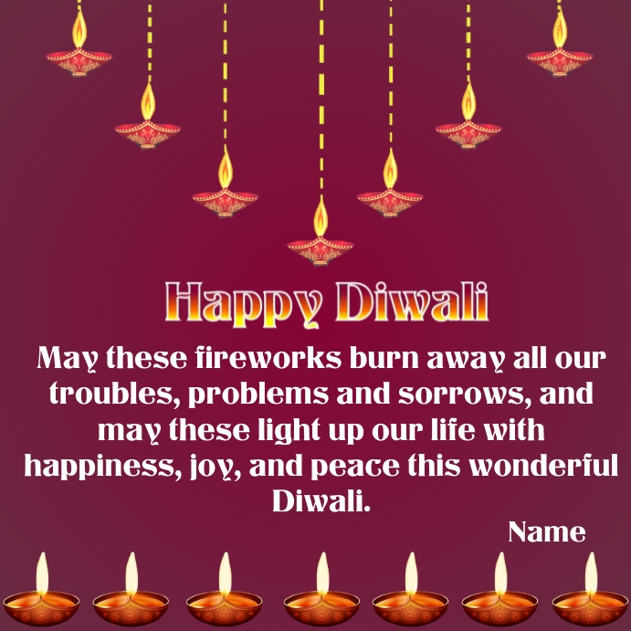 Diwali Poster Template | PosterMyWall