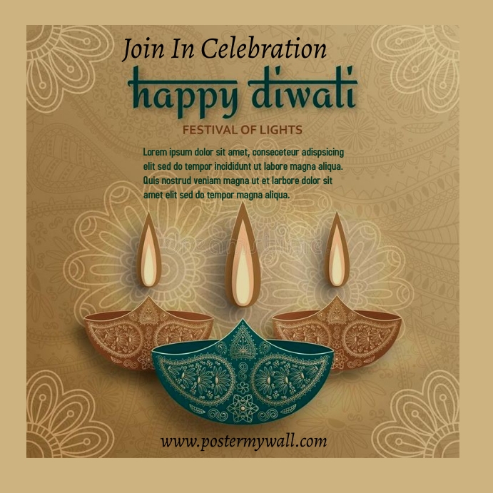 Copy of Diwali poster | PosterMyWall