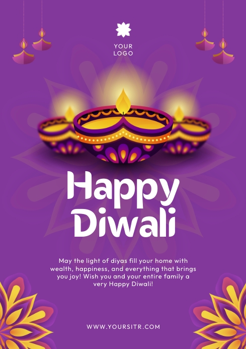 DIWALI POSTER Template | PosterMyWall