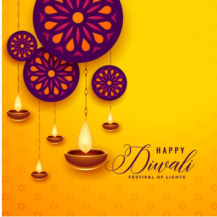 Copy of Diwali poster template | PosterMyWall