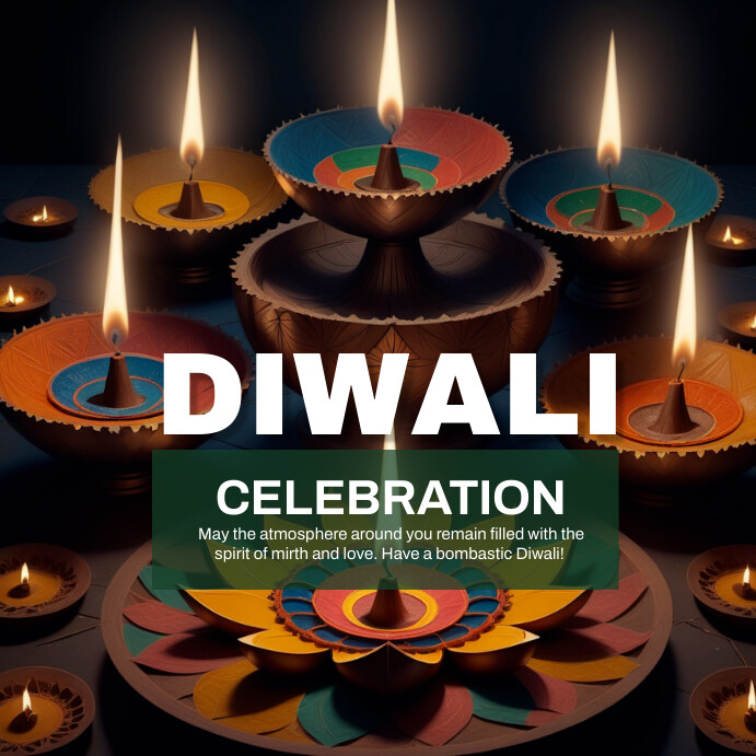 Diwali Promotional Ad Flyer Template | PosterMyWall