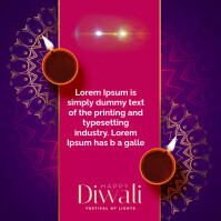 Diwali wishes Template | PosterMyWall