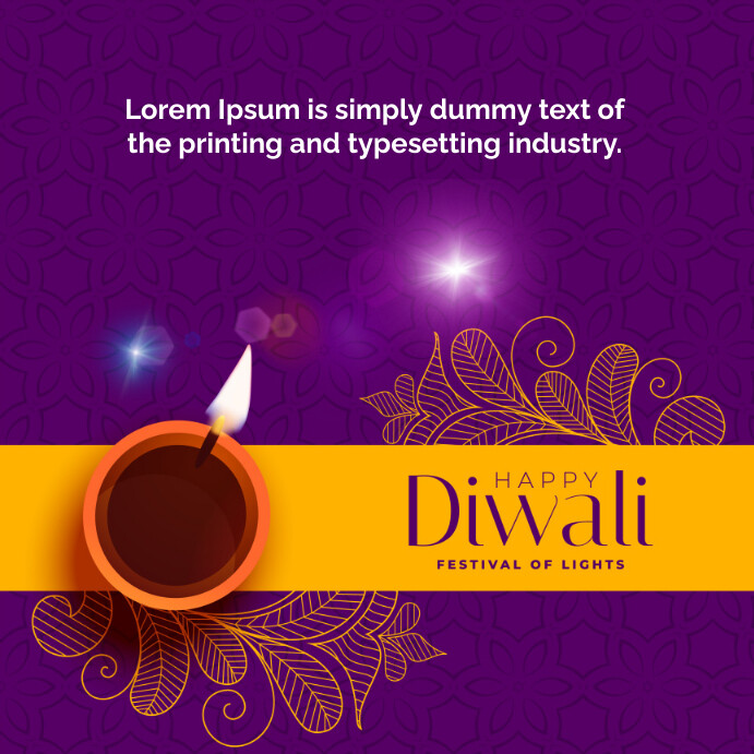 Diwali wishes Template | PosterMyWall