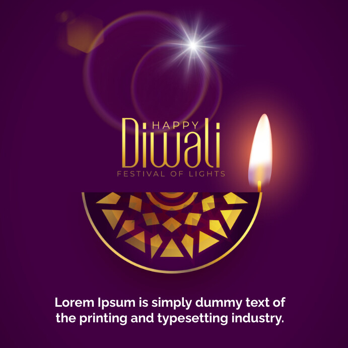 Diwali wishes Template | PosterMyWall
