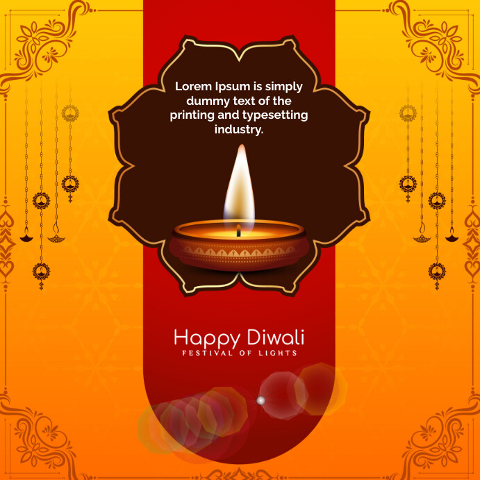 Diwali wishes Template | PosterMyWall