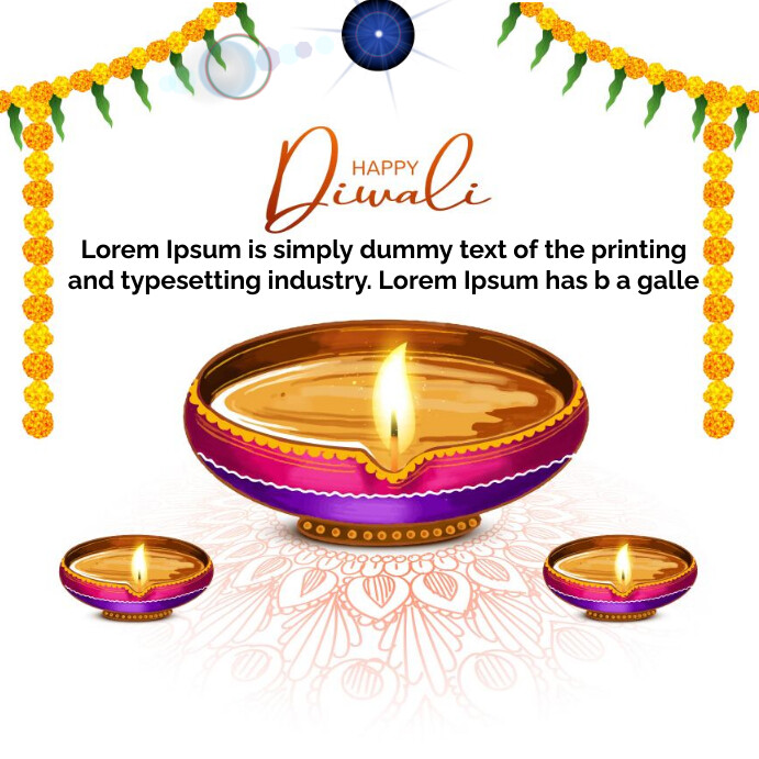 Diwali wishes Template | PosterMyWall