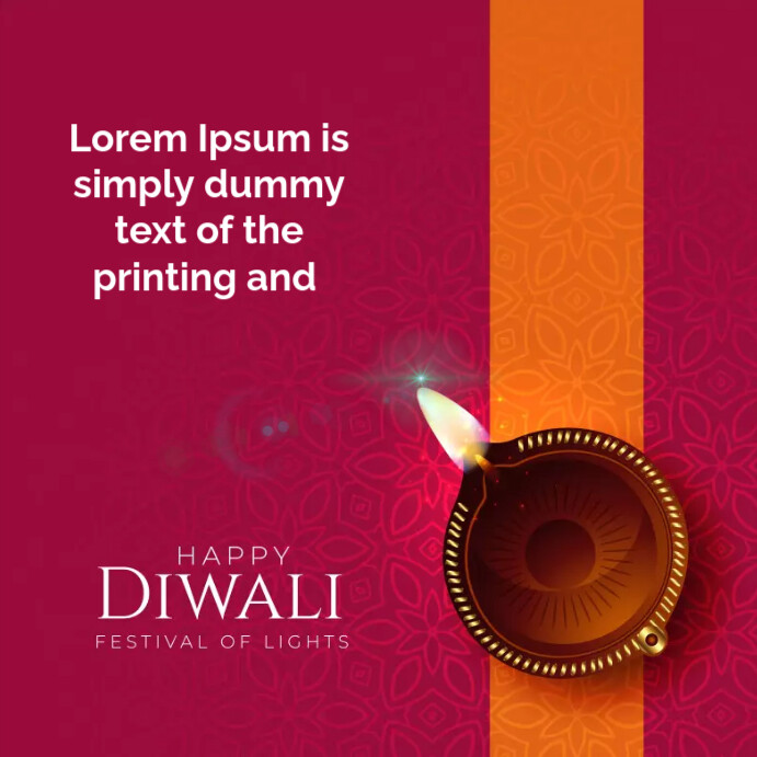 Plantilla de Diwali wishes | PosterMyWall