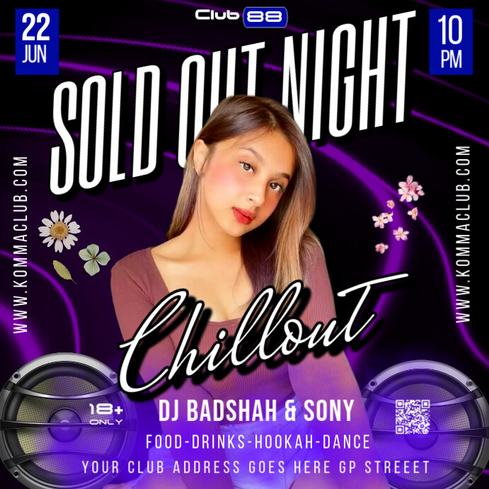 dj bar night Template | PosterMyWall