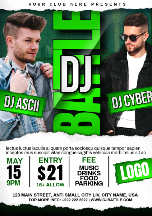 Copy of Dj Battle | PosterMyWall