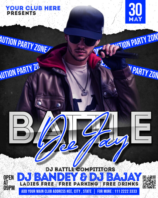 Dj Battle Template | PosterMyWall