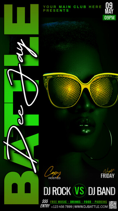 Copy of Dj Battle | PosterMyWall