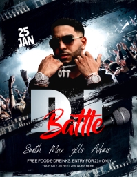 Rap battle flyer Template | PosterMyWall