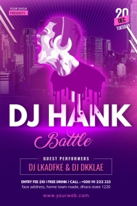 Hip Hop DJ Poster Template | PosterMyWall
