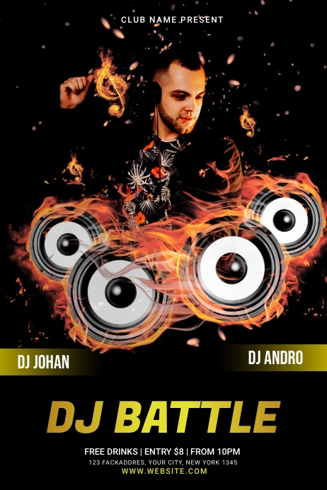 Dj Battle Poster Template | PosterMyWall