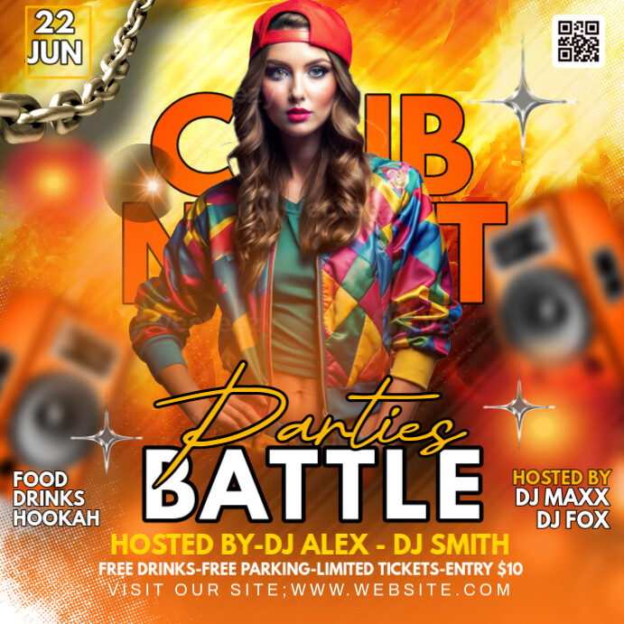 Dj club party Template | PosterMyWall