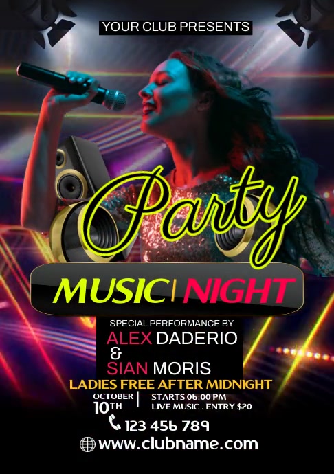 dj club party Template | PosterMyWall