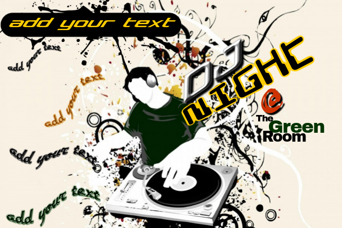 Plantilla de Dj Club Event Flyer Poster | PosterMyWall