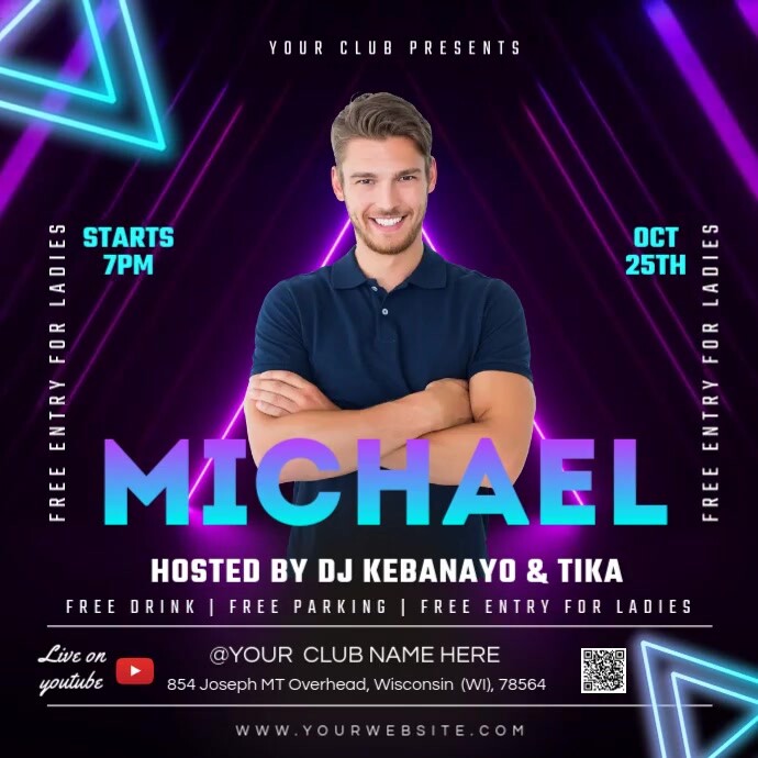 Dj concert event Template | PosterMyWall