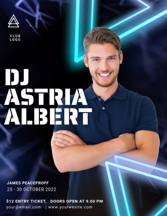 DJ concert flyer template | PosterMyWall