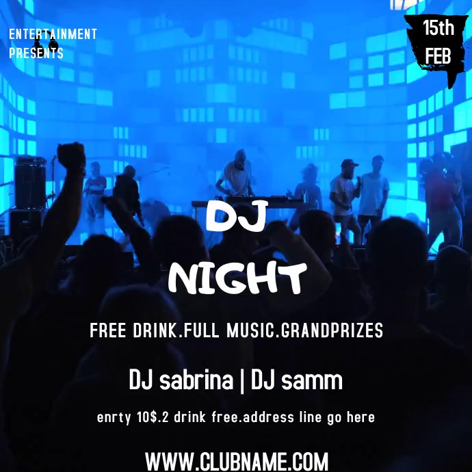 Copy of Dj event | PosterMyWall