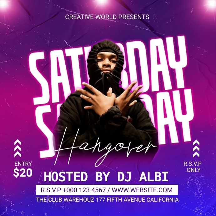 Dj Event Party Template | PosterMyWall