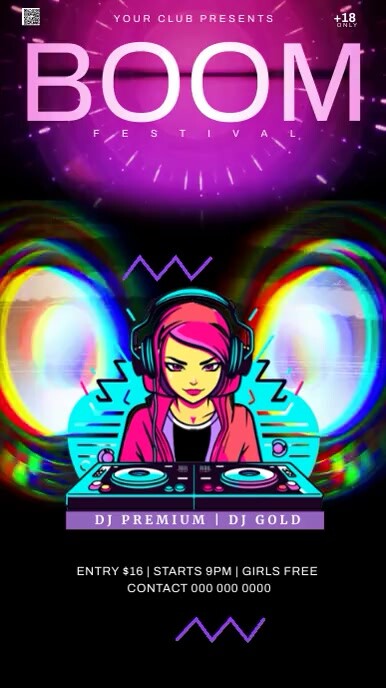 DJ EVENT POSTER FLYER AD TEMPLATE | PosterMyWall