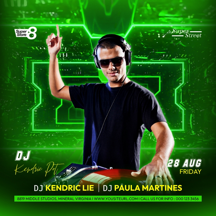 Dj Event Template | PosterMyWall