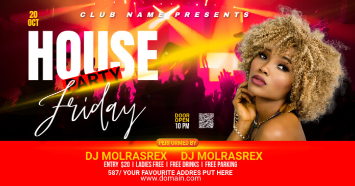 Dj Facebook Share Image Template | PosterMyWall