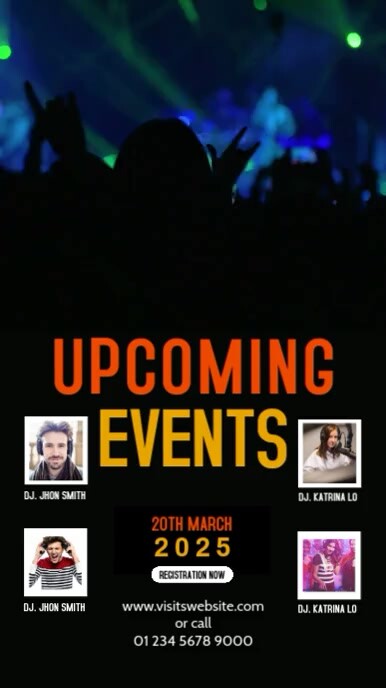 DJ Flyer | Artist Concert Instagram Story Template | PosterMyWall