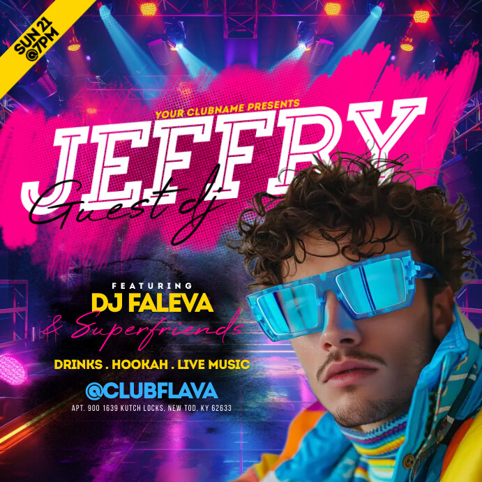 DJ Flyer Template | PosterMyWall