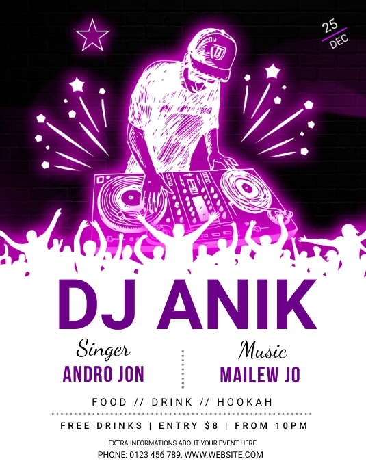 Dj Flyer Template | PosterMyWall