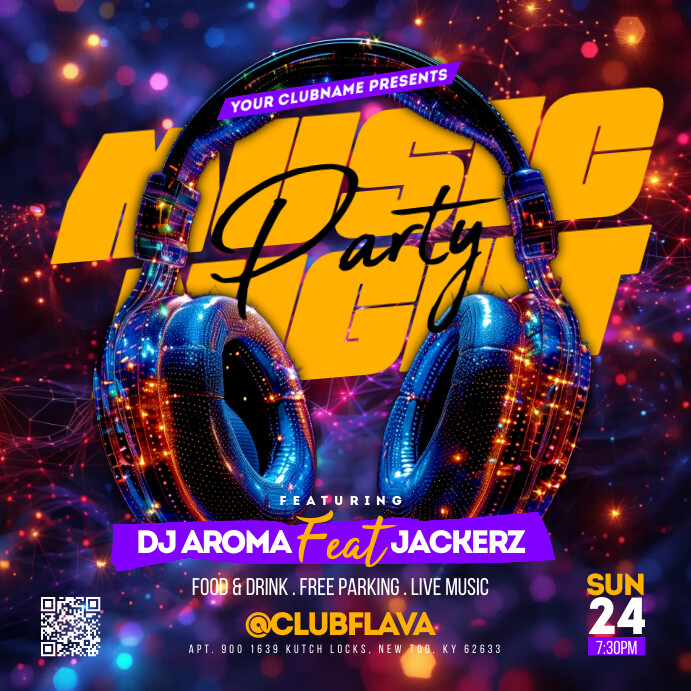 DJ Flyer Template | PosterMyWall