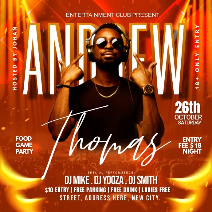 dj flyer Template | PosterMyWall