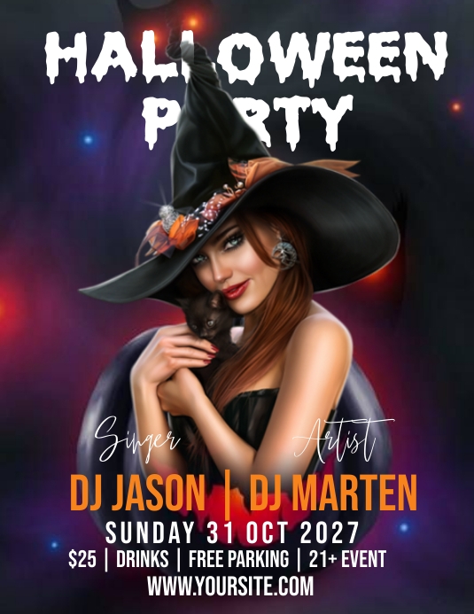 Copy of DJ Halloween Party | PosterMyWall