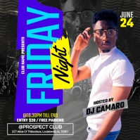 Dark DJ Bio Press Kit Instagram Template | PosterMyWall