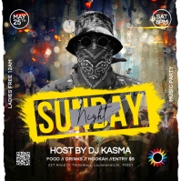 Dark DJ Bio Press Kit Instagram Template | PosterMyWall