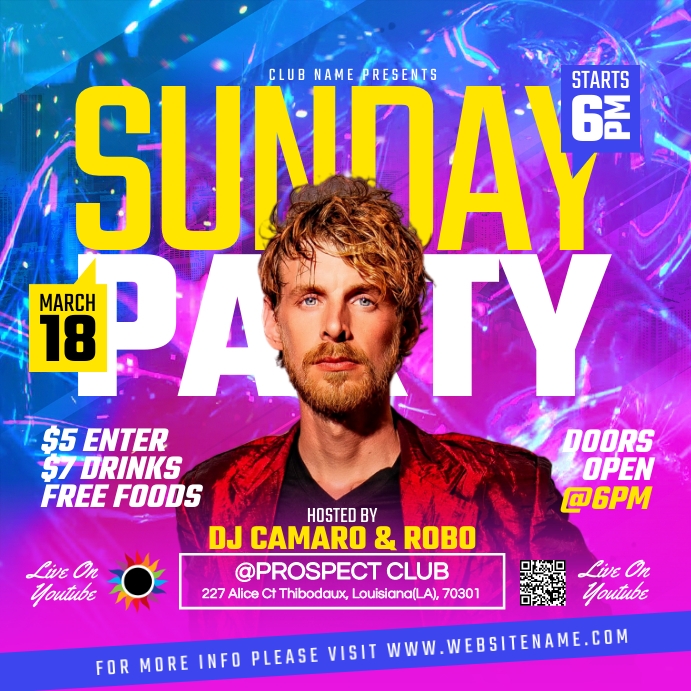 DJ Instagram Post Template | PosterMyWall