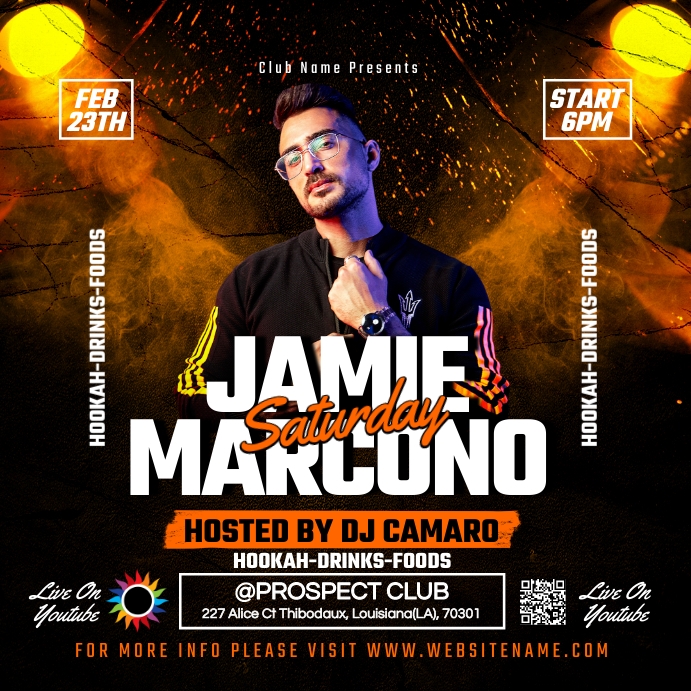 DJ Instagram Post Template | PosterMyWall