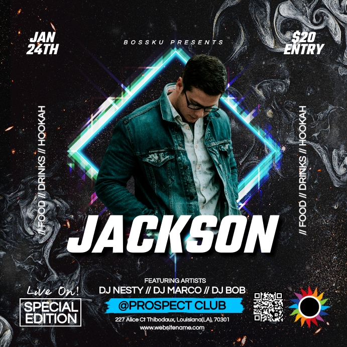 DJ Instagram Post Template | PosterMyWall