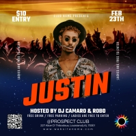 Dark DJ Bio Press Kit Instagram Template | PosterMyWall