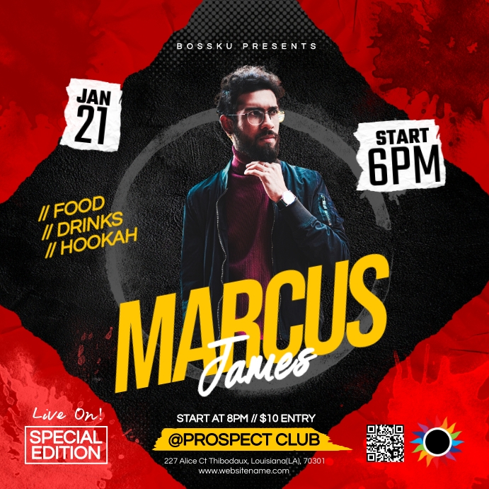 DJ Instagram Post | PosterMyWall