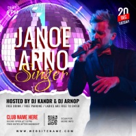 Dark DJ Bio Press Kit Instagram Template | PosterMyWall